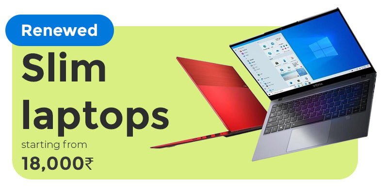 Buy Ultra Slim Refurbished laptops starting at just 15,000 – e-furbished