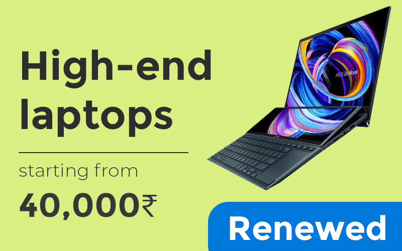Buy High-end Refurbished laptops with 1 Year Warranty – e-furbished