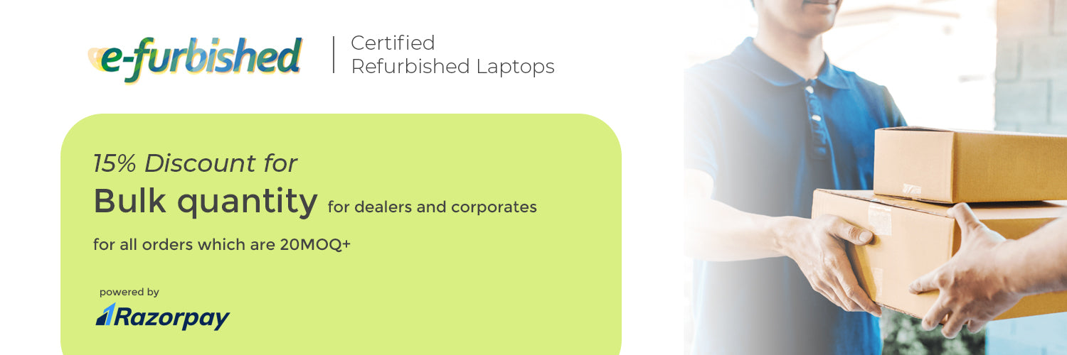 e-furbished - Buy Certified Refurbished Laptops in Bangalore